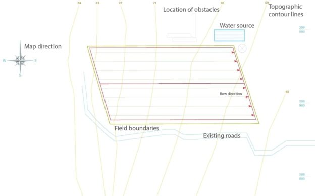 Hydraulic Design - Completing The Questionnaire – Map Of Irrigation Project Site | Rivulis ...